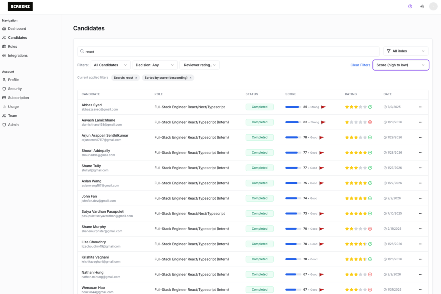 Screenz Vs. HireVue: Expert Reviews and Comparison for 2026