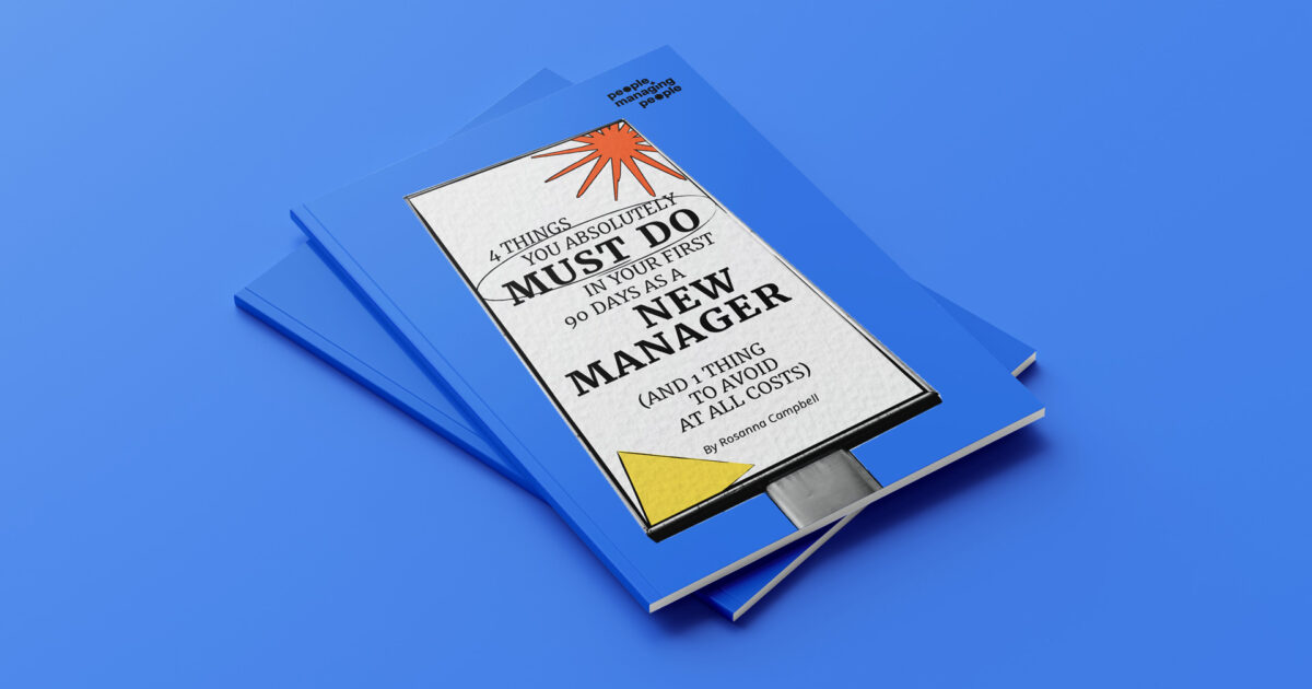 New Manager Handbook - People Managing People