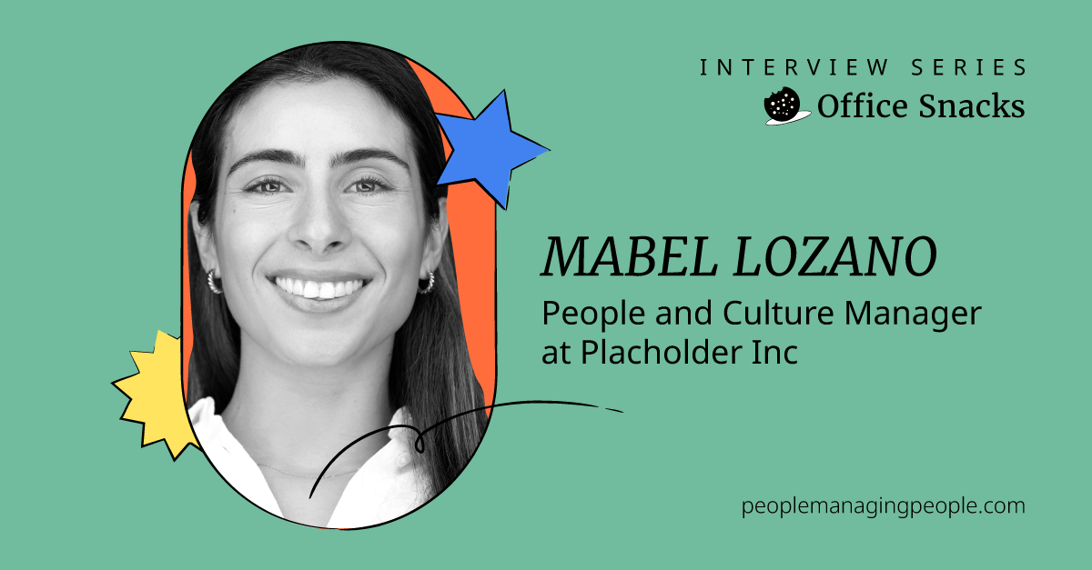 Snack da Ufficio: Mabel Lozano