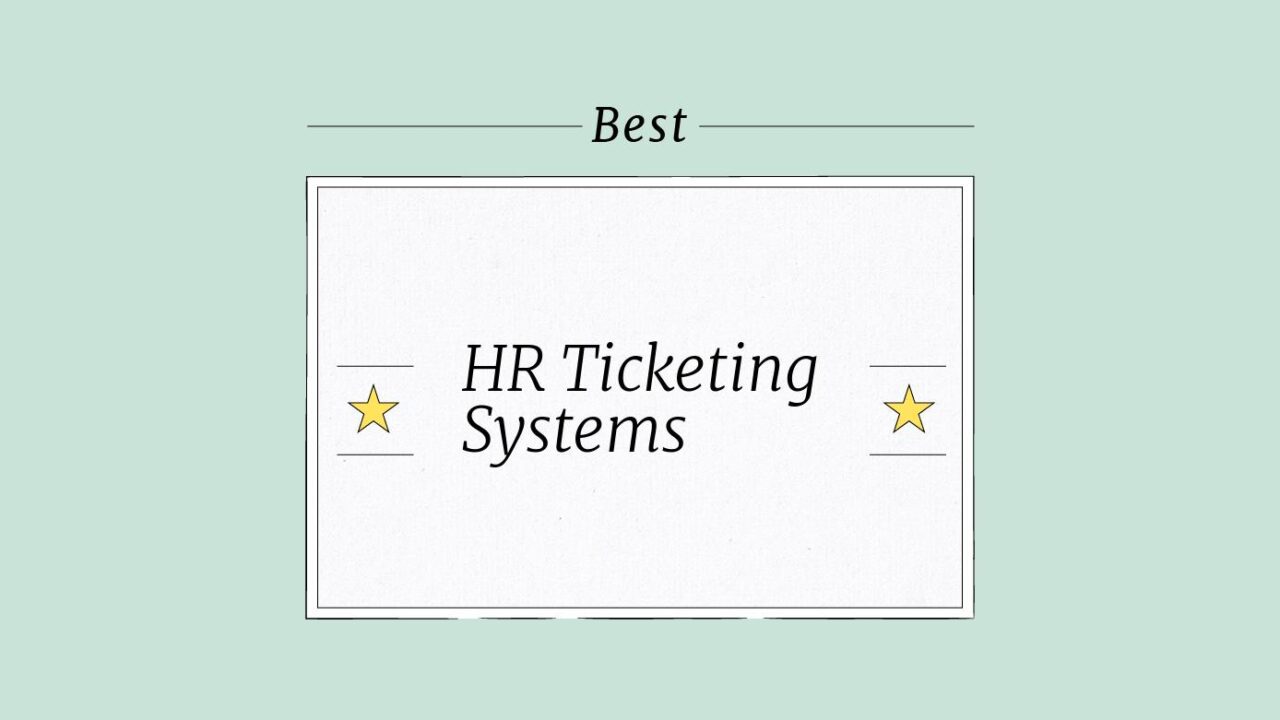 20 Best HR Ticketing Systems Reviewed in 2026