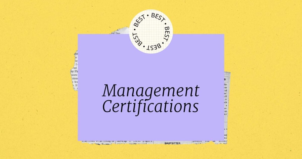 12 Best Management Certifications To Take In 2026