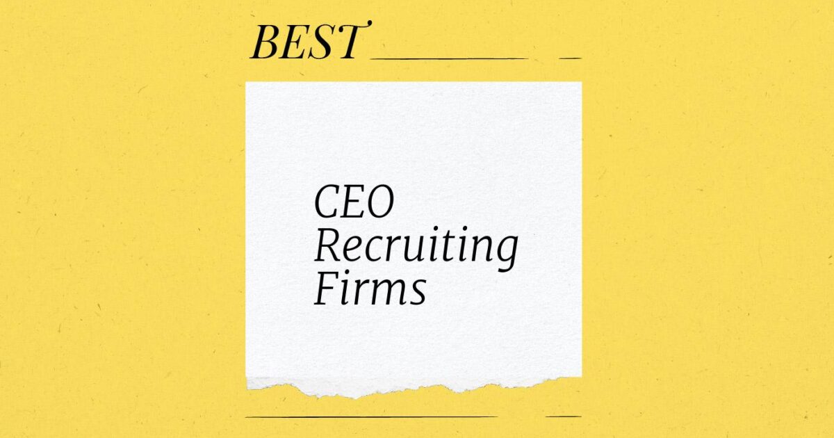 18 Best CEO Recruiting Firms Reviewed in 2026