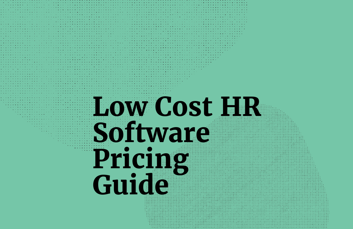 Low-Cost HR Software Pricing Guide 2026 - People Managing People
